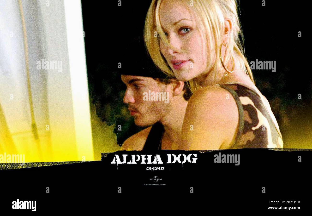 EMILE HIRSCH, OLIVIA WILDE , ALPHA DOG, 2006 Stock Photo - Alamy