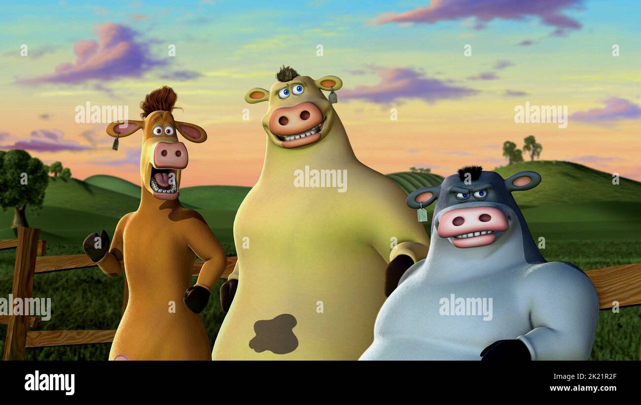 THE JERSEY COWS, BARNYARD, 2006 Stock Photo - Alamy