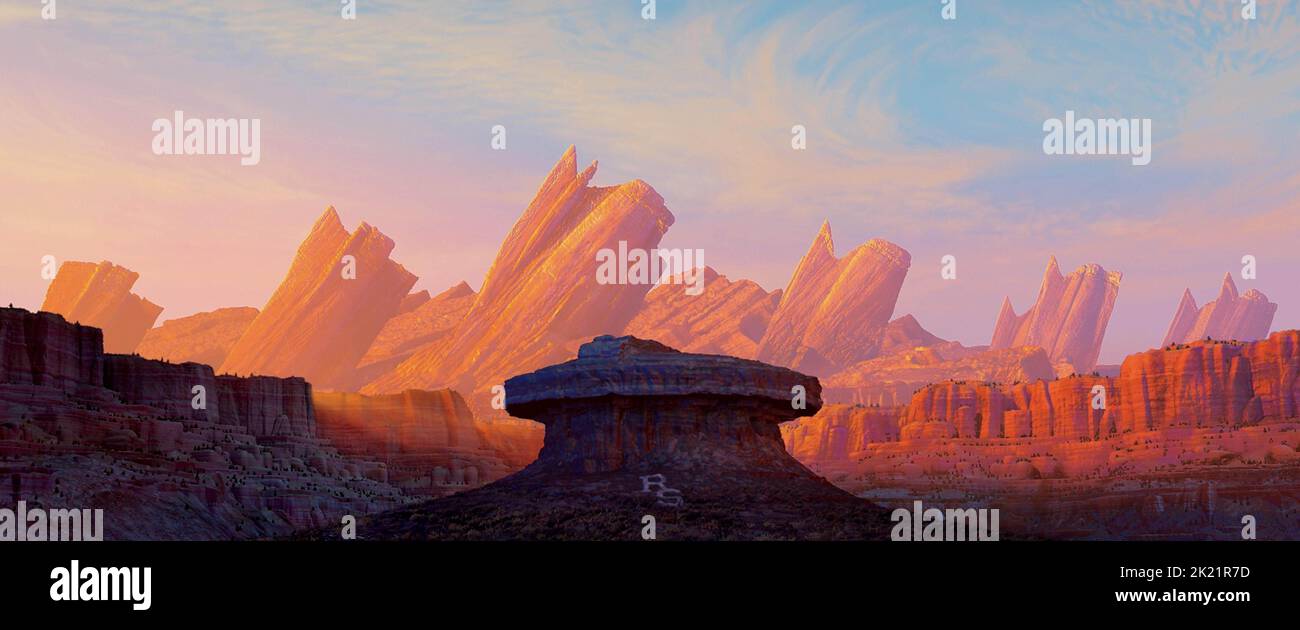 RADIATOR SPRINGS CANYON, CARS, 2006 Stock Photo - Alamy