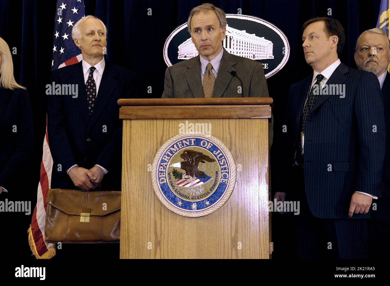 JUSTICE DEPARTMENT PRESS CONFERENCE, DEATH OF A PRESIDENT, 2006 Stock ...