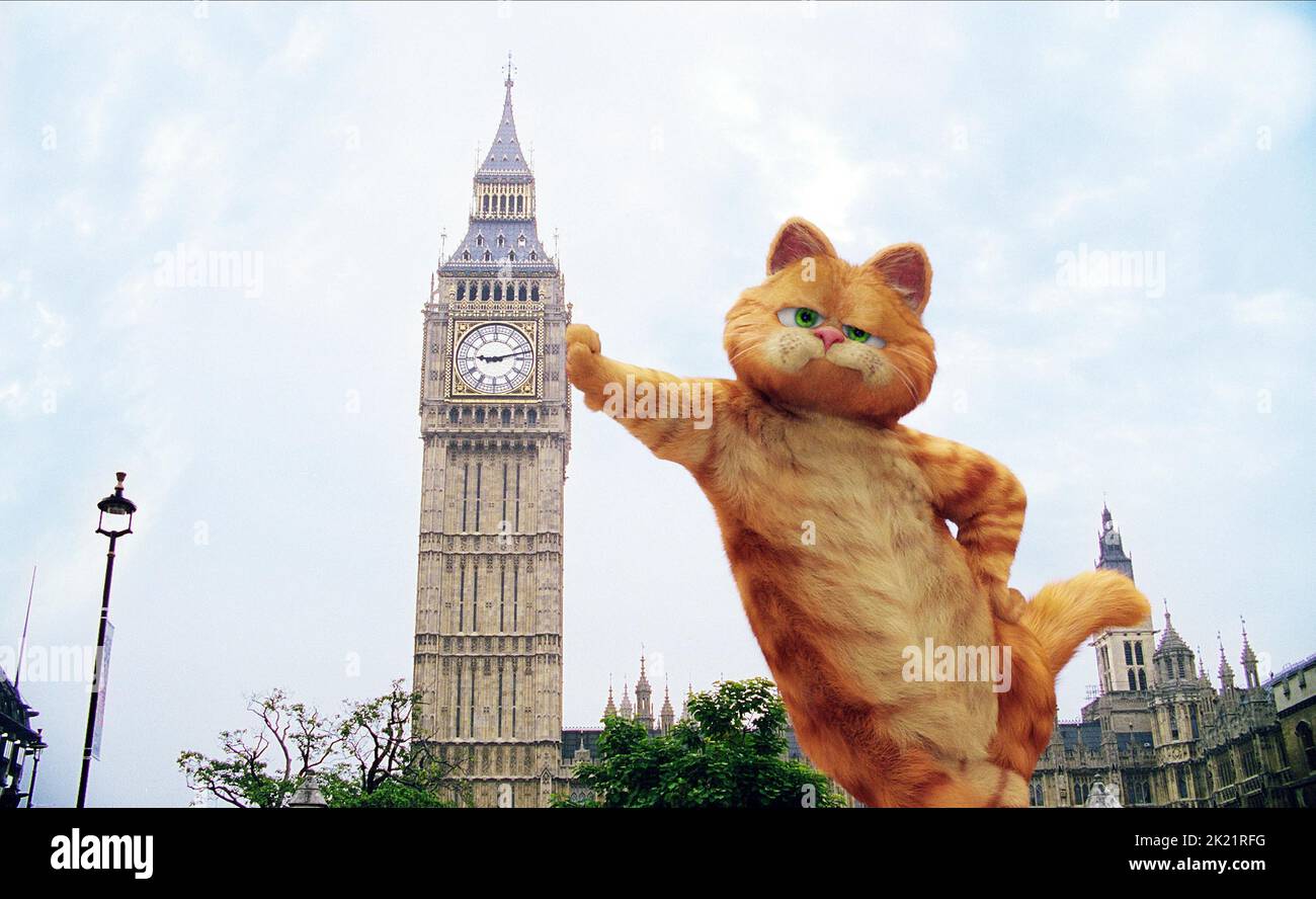 GARFIELD, BIG BEN CLOCK TOWER, GARFIELD: A TAIL OF TWO KITTIES, 2006 ...