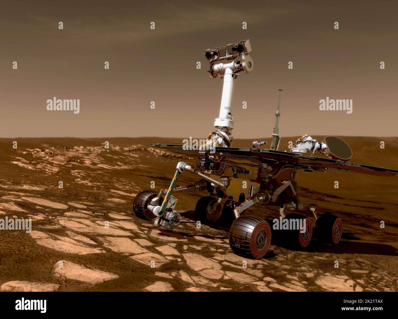 THE MARS ROVER, ROVING MARS, 2006 Stock Photo - Alamy