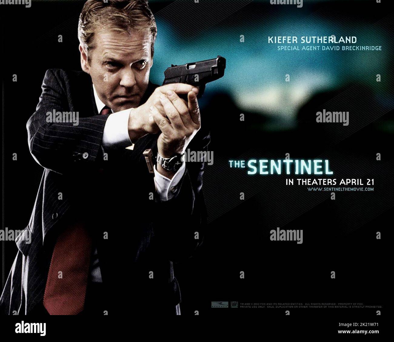 KIEFER SUTHERLAND POSTER, THE SENTINEL, 2006 Stock Photo - Alamy