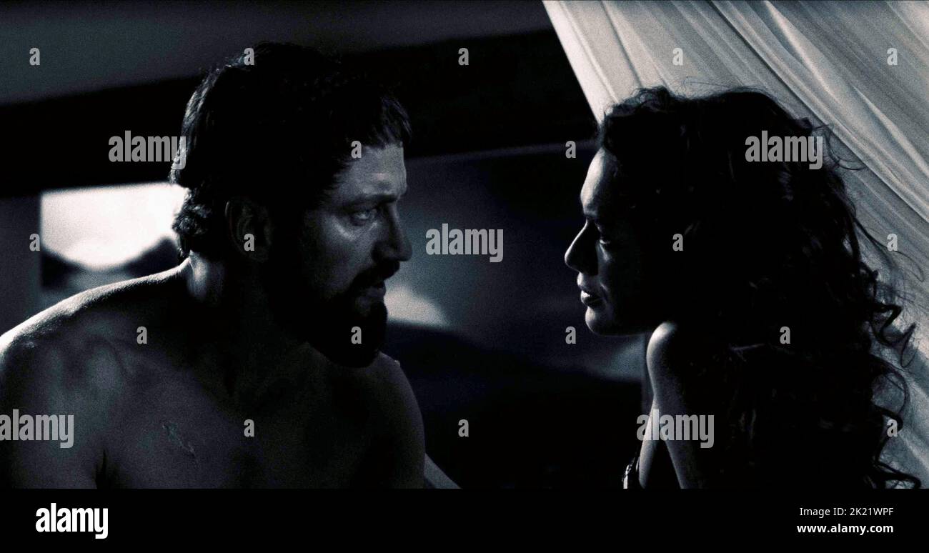GERARD BUTLER, LENA HEADEY, 300, 2006 Stock Photo - Alamy