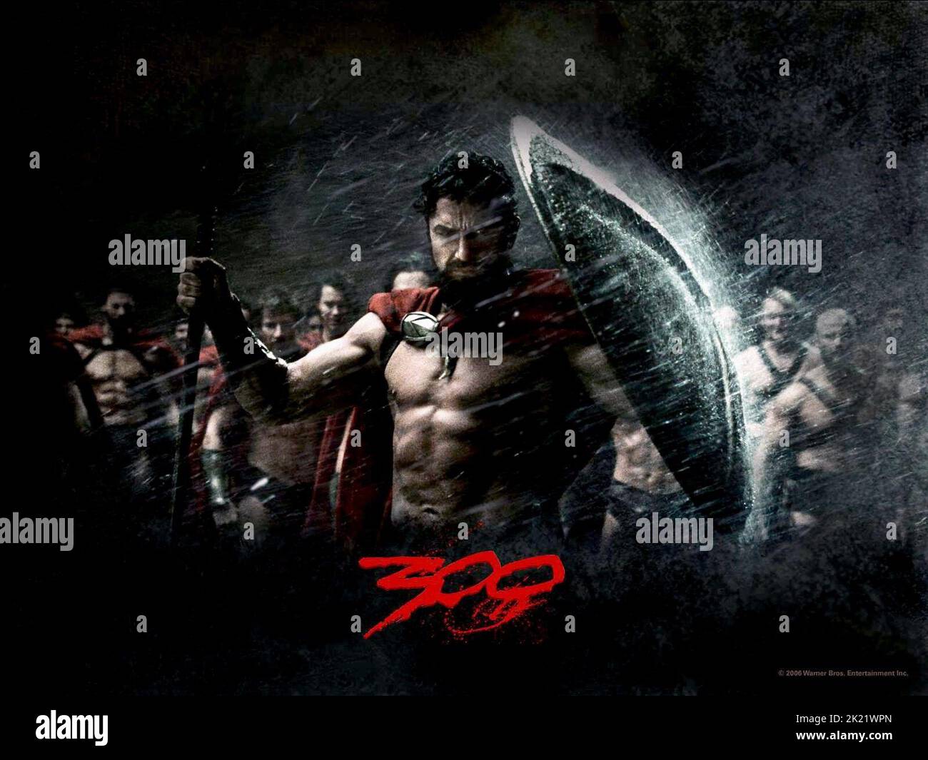 GERARD BUTLER POSTER, 300, 2006 Stock Photo - Alamy