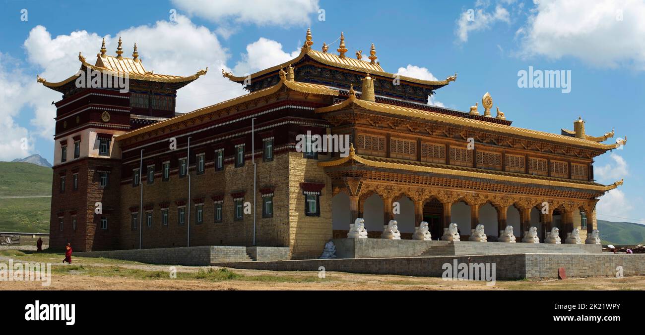 Tibet & temple Stock Photo - Alamy