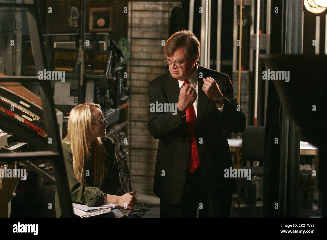 LINDSAY LOHAN, GARRISON KEILLOR, A PRAIRIE HOME COMPANION, 2006 Stock ...