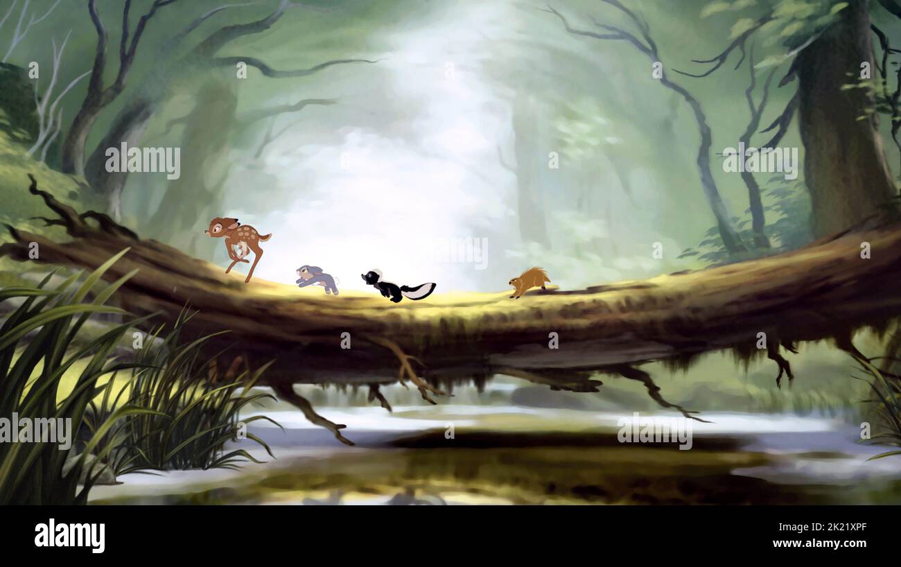 Bambi And Thumper Drawing