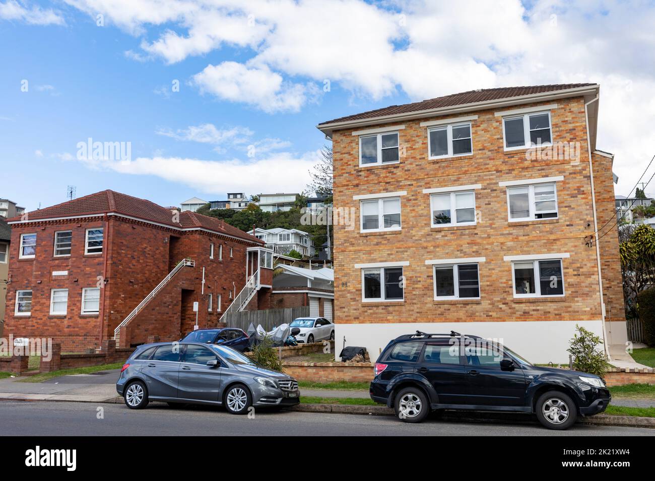 Apartment block building in Freshwater beach suburb,Sydney,NSW ...
