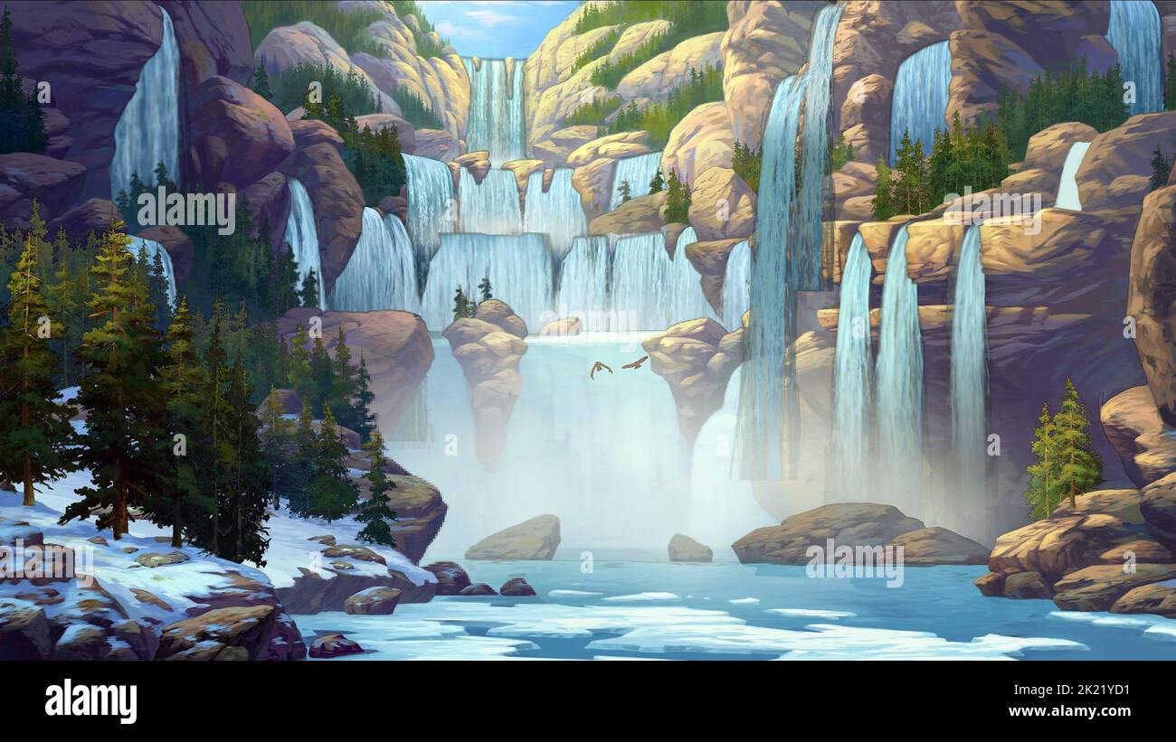 WATERFALLS, BROTHER BEAR 2, 2006 Stock Photo - Alamy