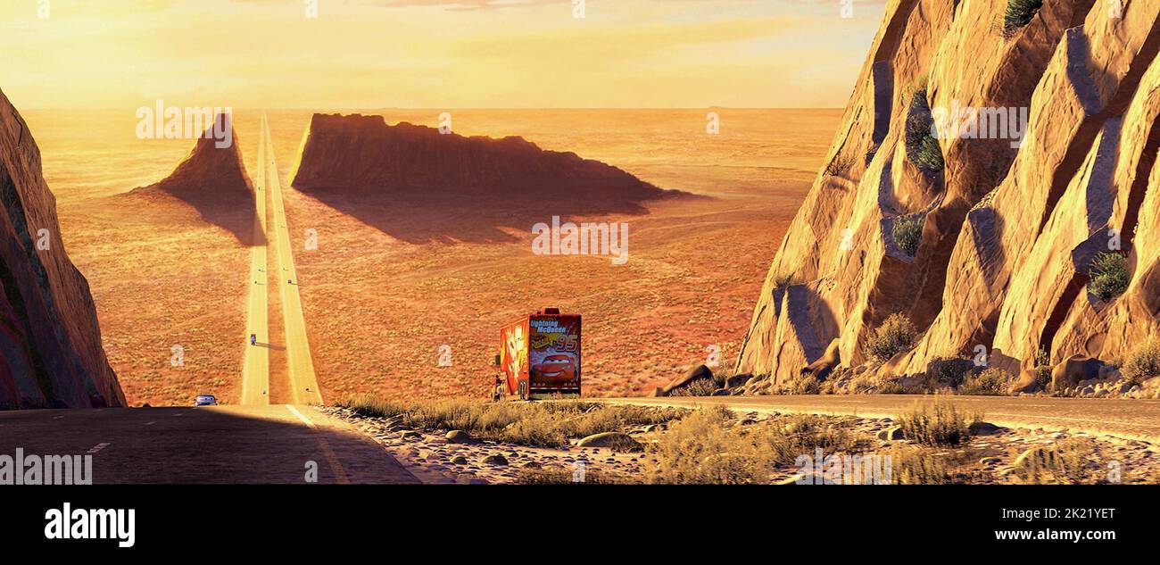 Cars The Movie Scenery