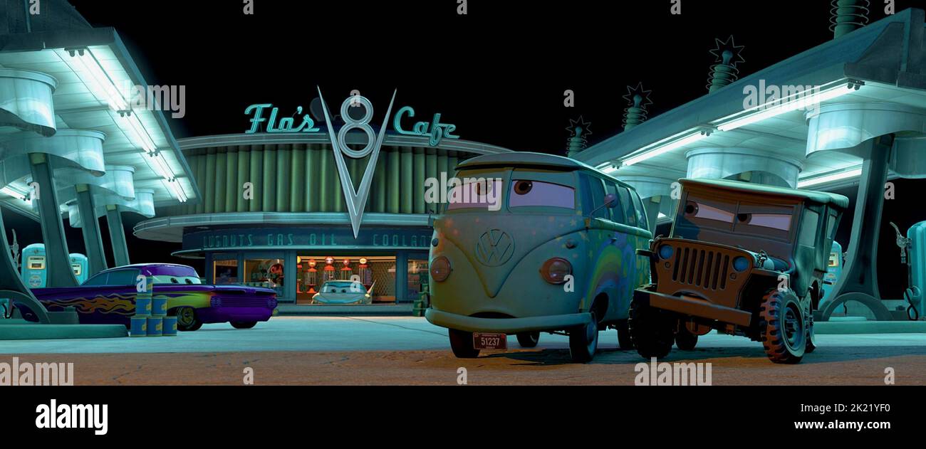 RAMONE, FILLMORE, SARGE, CARS, 2006 Stock Photo - Alamy