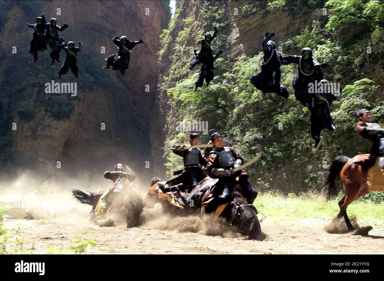 NINJA ASSASSINS AMBUSH SCENE, CURSE OF THE GOLDEN FLOWER, 2006 Stock ...
