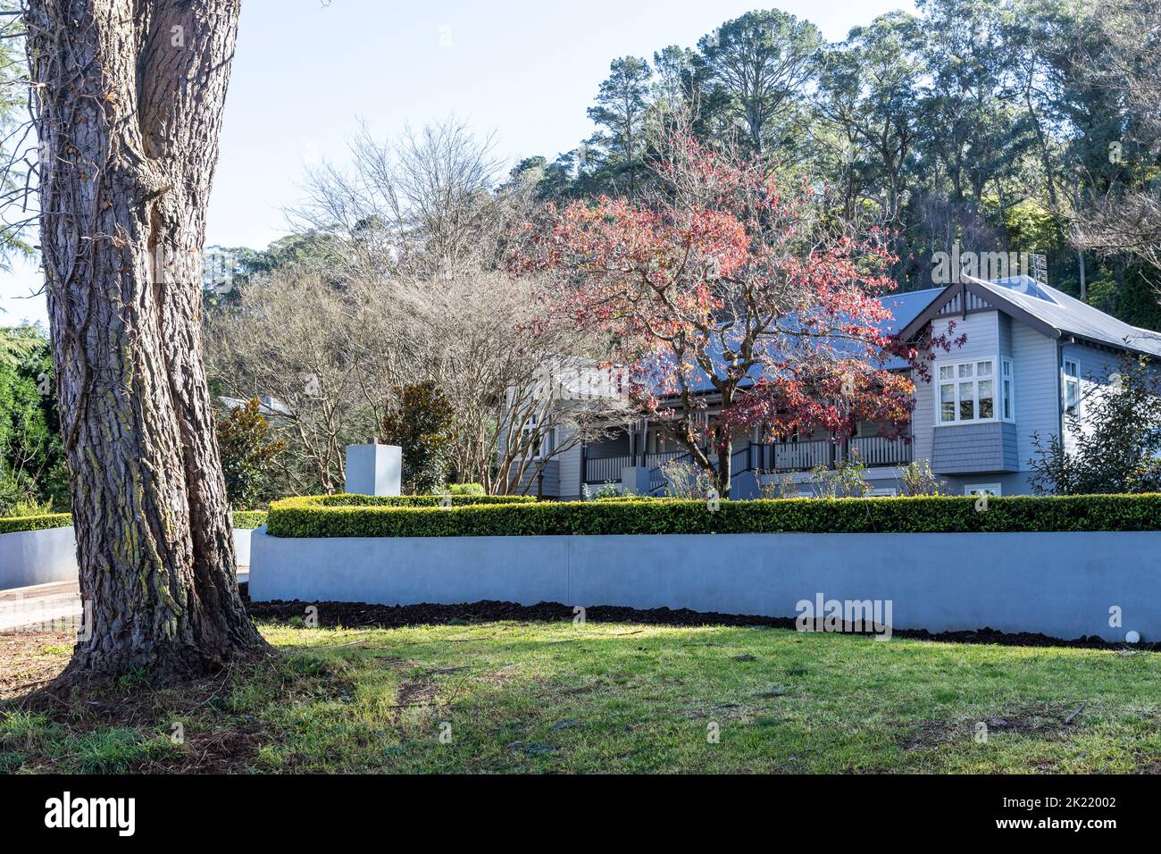 Large detached house and gardens in the New South Wales town of Bowral ...