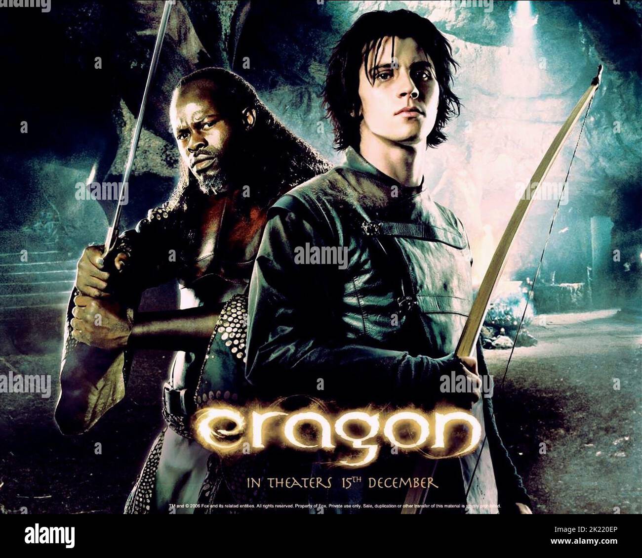 DJIMON HOUNSOU, GARRETT HEDLUND, ERAGON, 2006 Stock Photo - Alamy