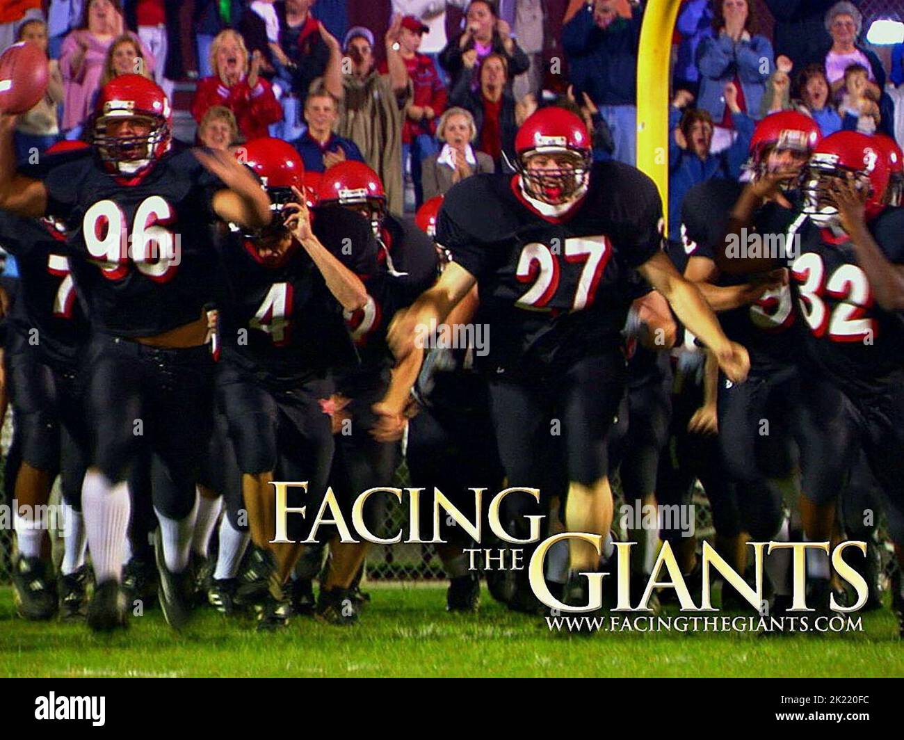AMERICAN FOOTBALL POSTER, FACING THE GIANTS, 2006 Stock Photo - Alamy