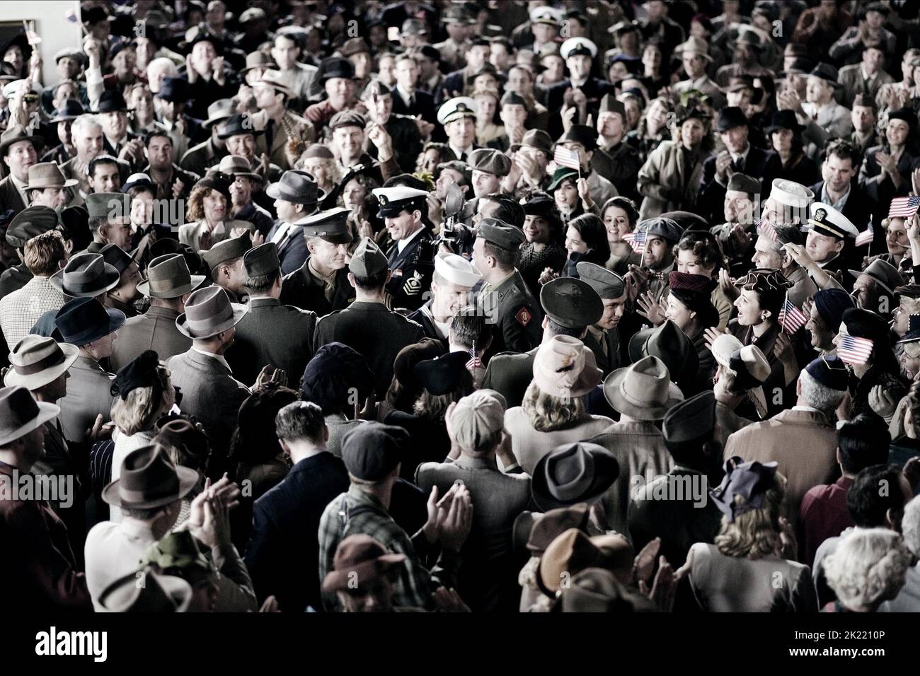 HERO'S WELCOME SCENE, FLAGS OF OUR FATHERS, 2006 Stock Photo - Alamy