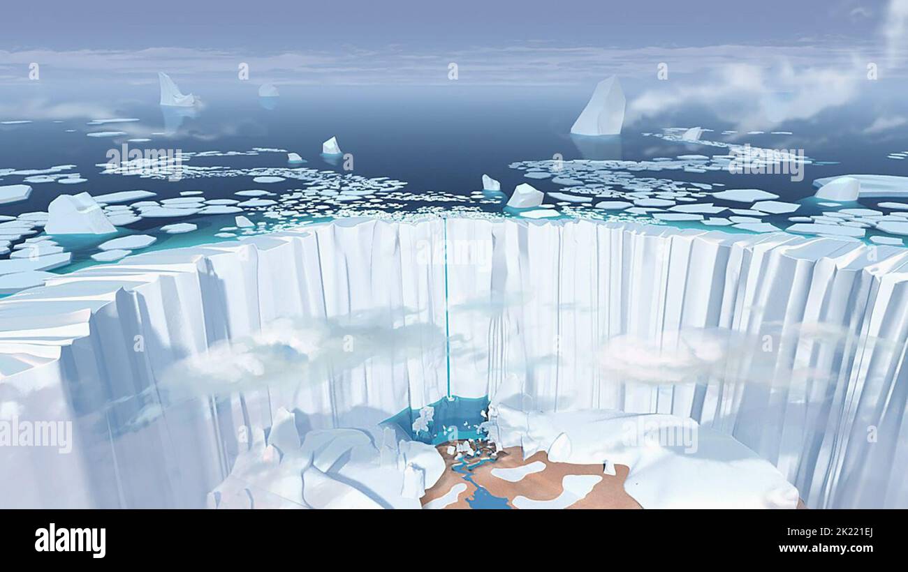 Melting Ice Caps Ice Age The Meltdown 2006 Stock Photo Alamy