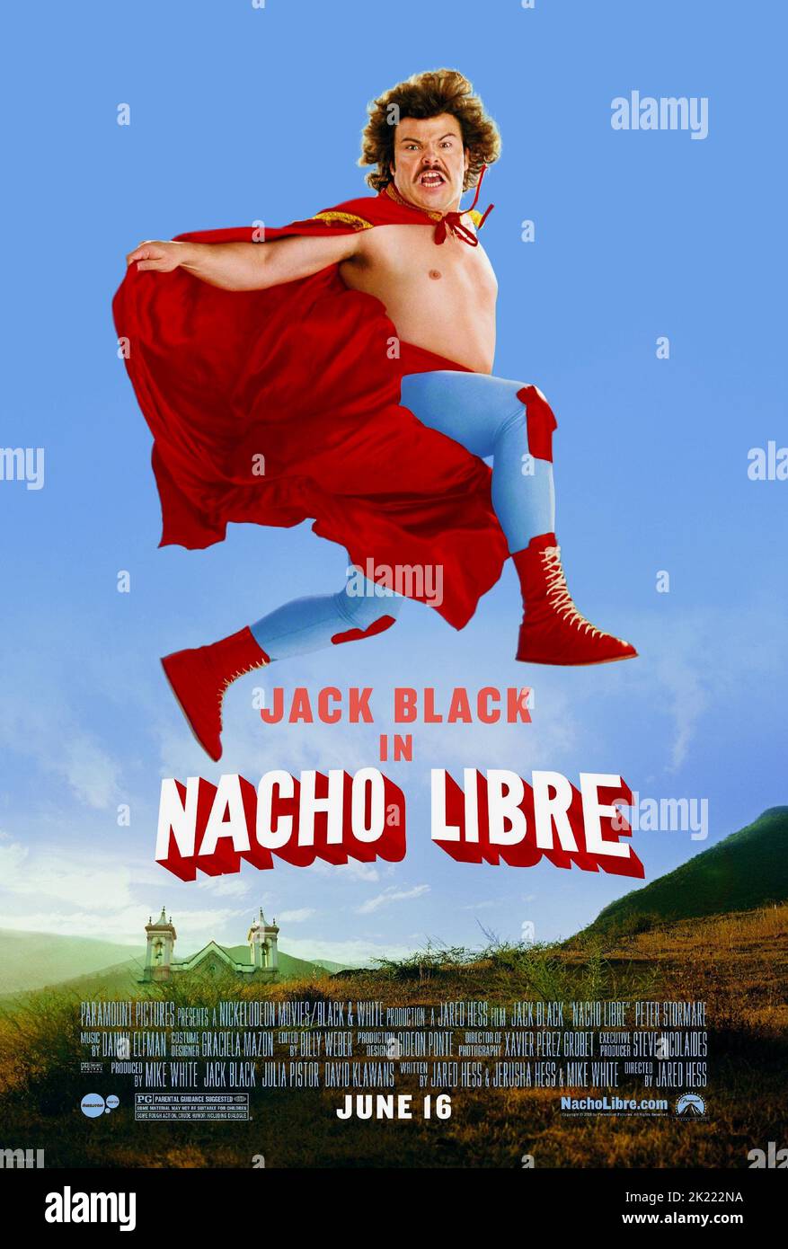 JACK BLACK POSTER, NACHO LIBRE, 2006 Stock Photo - Alamy