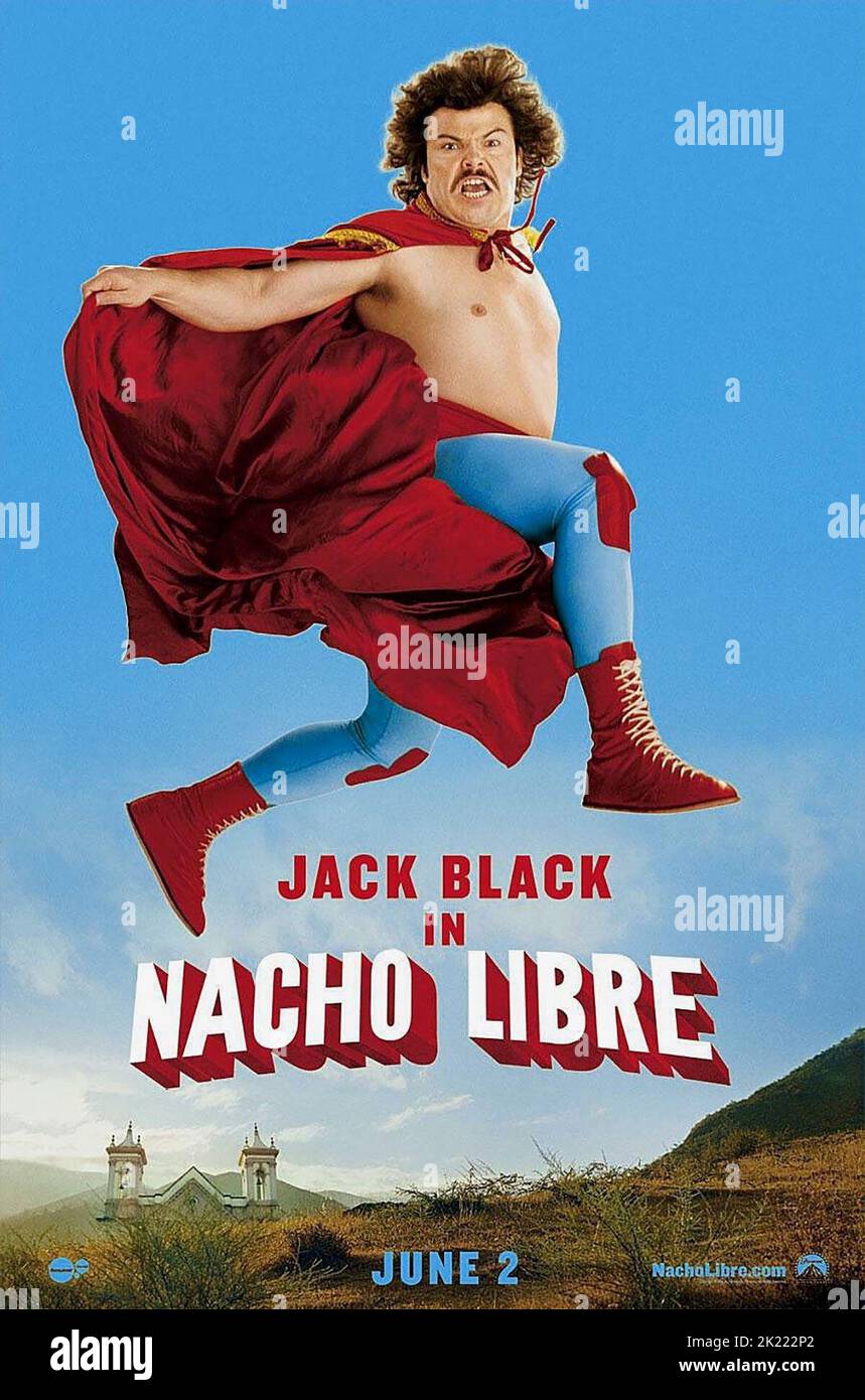 JACK BLACK POSTER, NACHO LIBRE, 2006 Stock Photo - Alamy