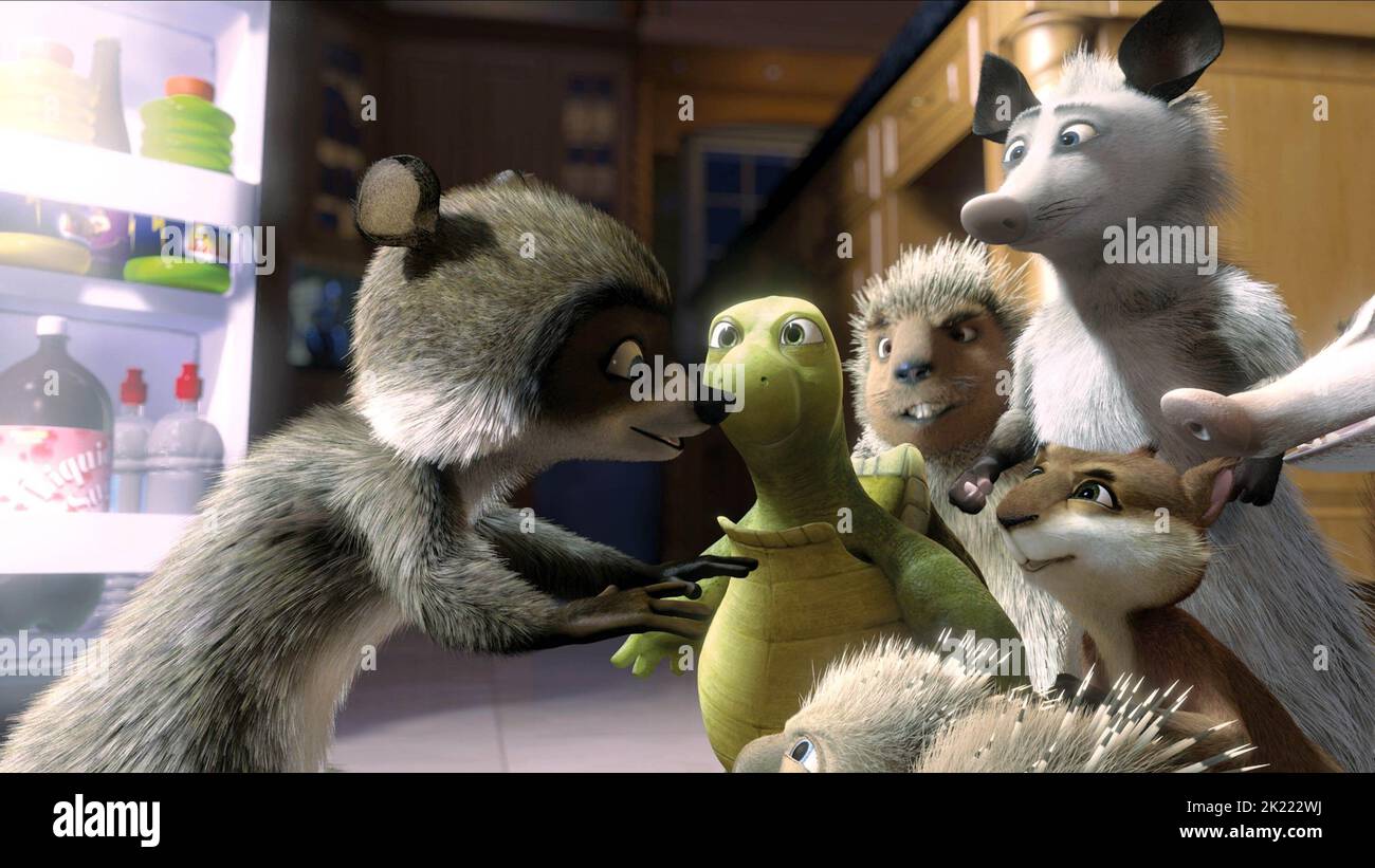 RJ, LOU, VERNE, OZZIE, HAMMY, OVER THE HEDGE, 2006 Stock Photo - Alamy