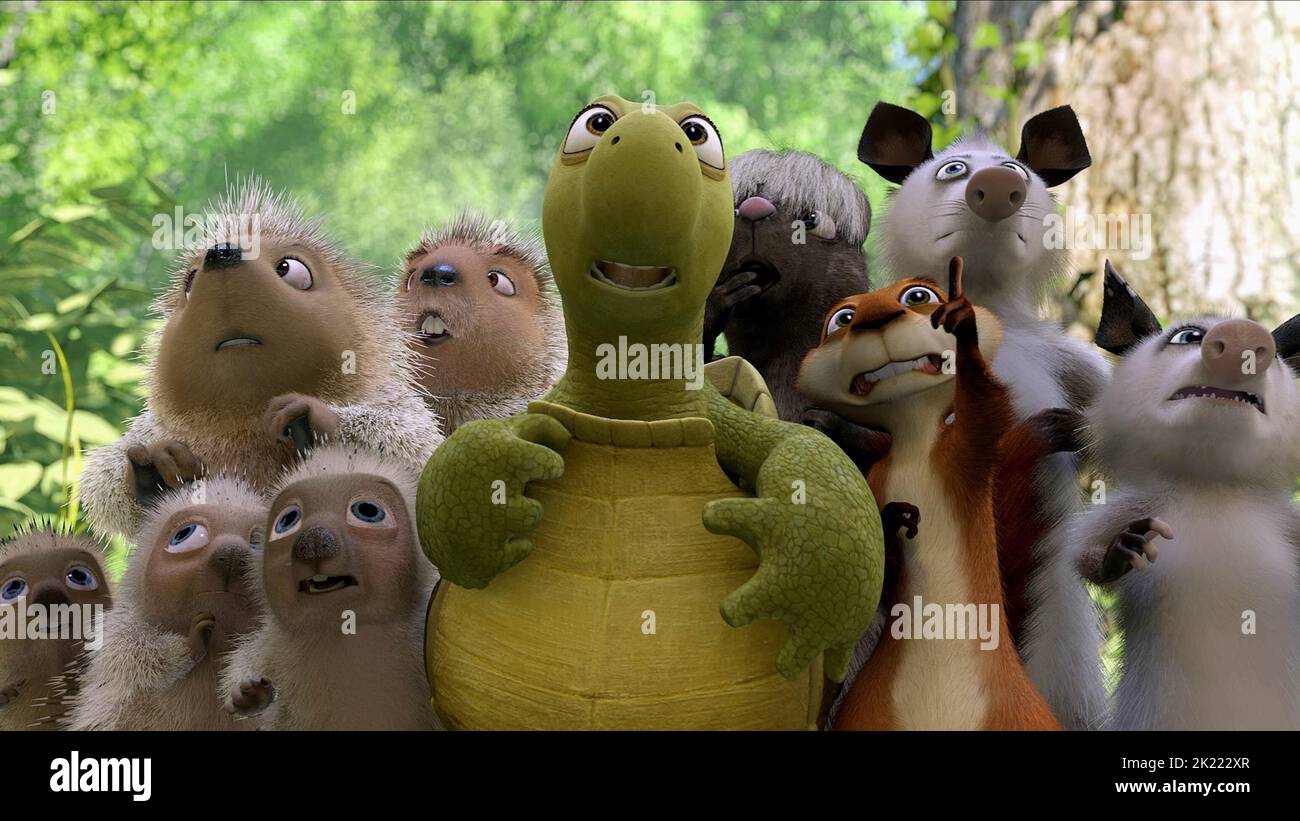 PENELOPE, LOU, VERNE, STELLA, HAMMY, OZZIE, HEATHER, OVER THE HEDGE ...