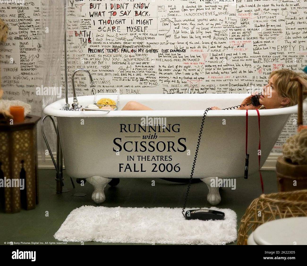 ANNETTE BENING POSTER, RUNNING WITH SCISSORS, 2006 Stock Photo - Alamy