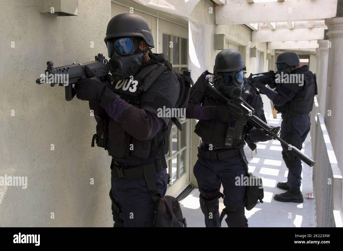 SWAT TEAM, SOUTHLAND TALES, 2006 Stock Photo - Alamy