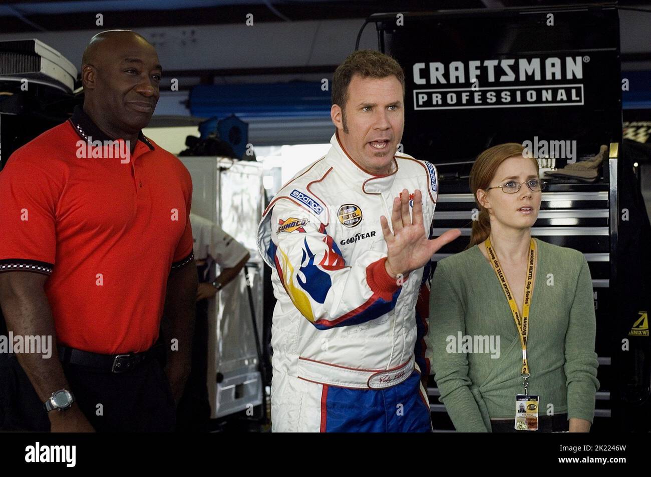 MICHAEL CLARKE DUNCAN, WILL FERRELL, AMY ADAMS, TALLADEGA NIGHTS: THE BALLAD OF RICKY BOBBY ...