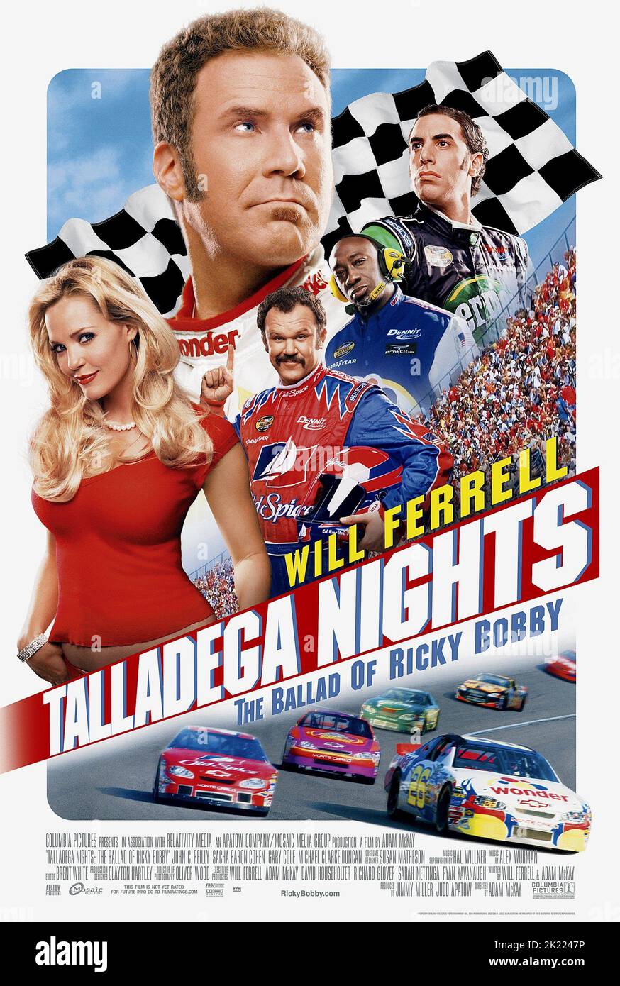 LESLIE BIBB, WILL FERRELL, JOHN C. REILLY, MICHAEL CLARKE DUNCAN, SACHA BARON COHEN POSTER ...