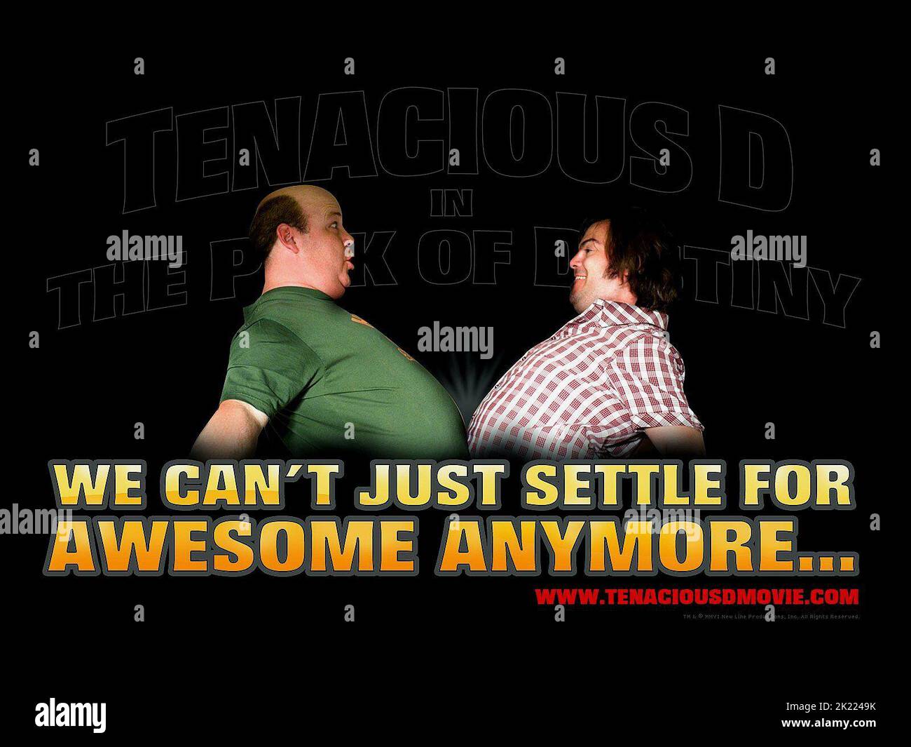 KYLE GASS, JACK BLACK POSTER, TENACIOUS D IN THE PICK OF DESTINY, 2006 ...