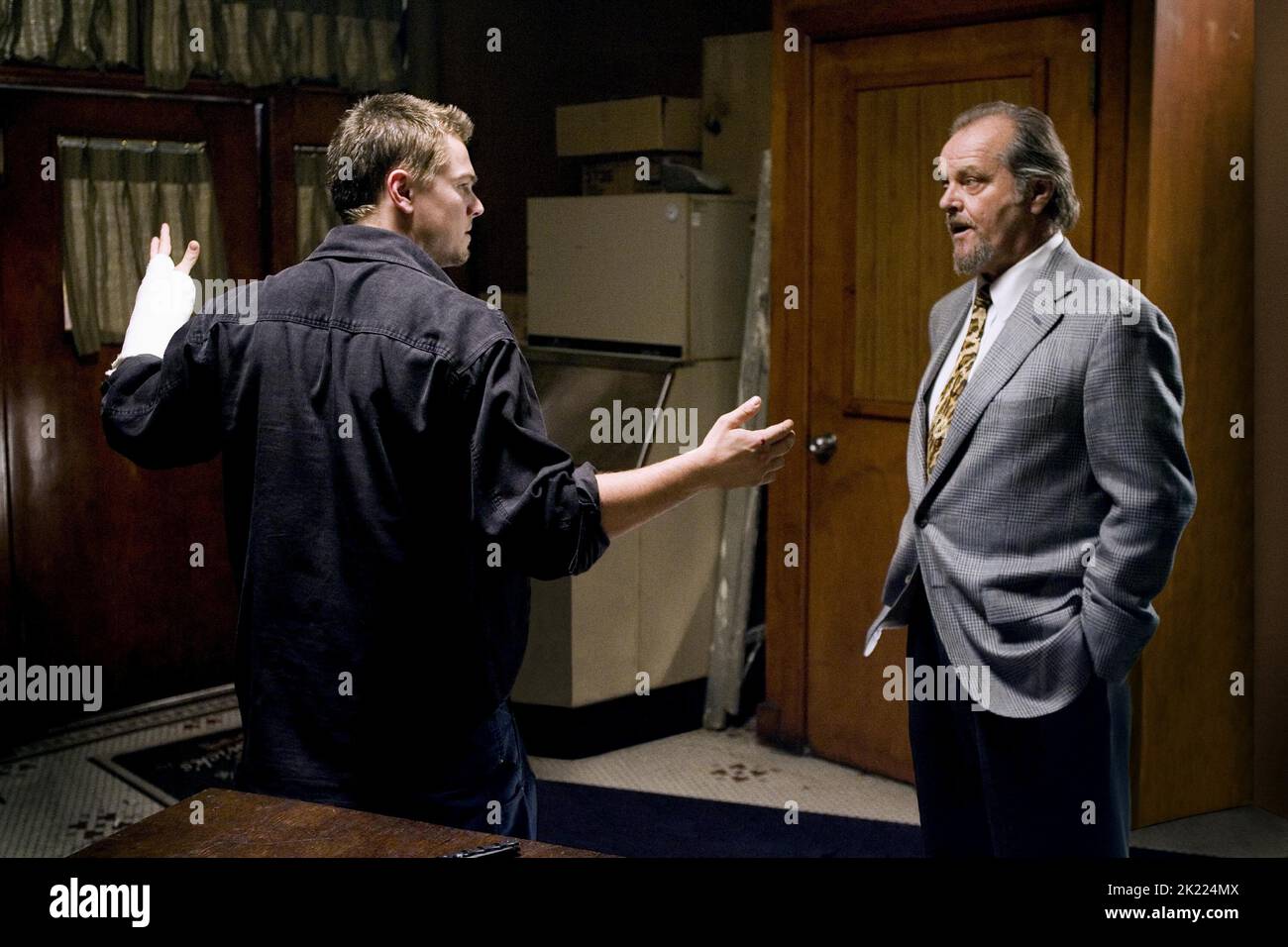 LEONARDO DICAPRIO, JACK NICHOLSON, THE DEPARTED, 2006 Stock Photo - Alamy
