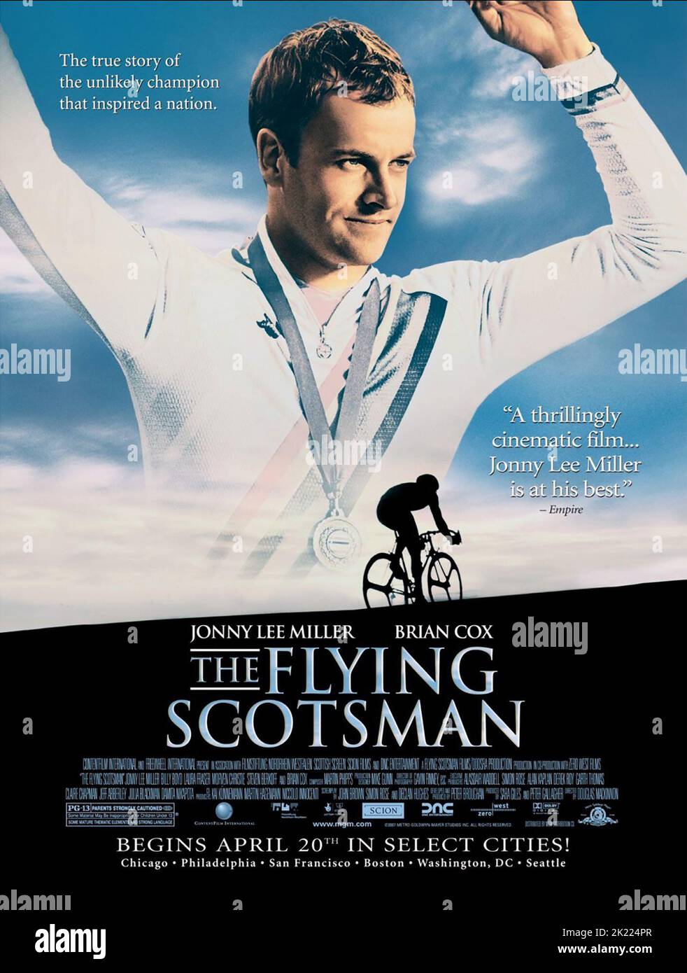 JONNY LEE MILLER POSTER, THE FLYING SCOTSMAN, 2006 Stock Photo - Alamy