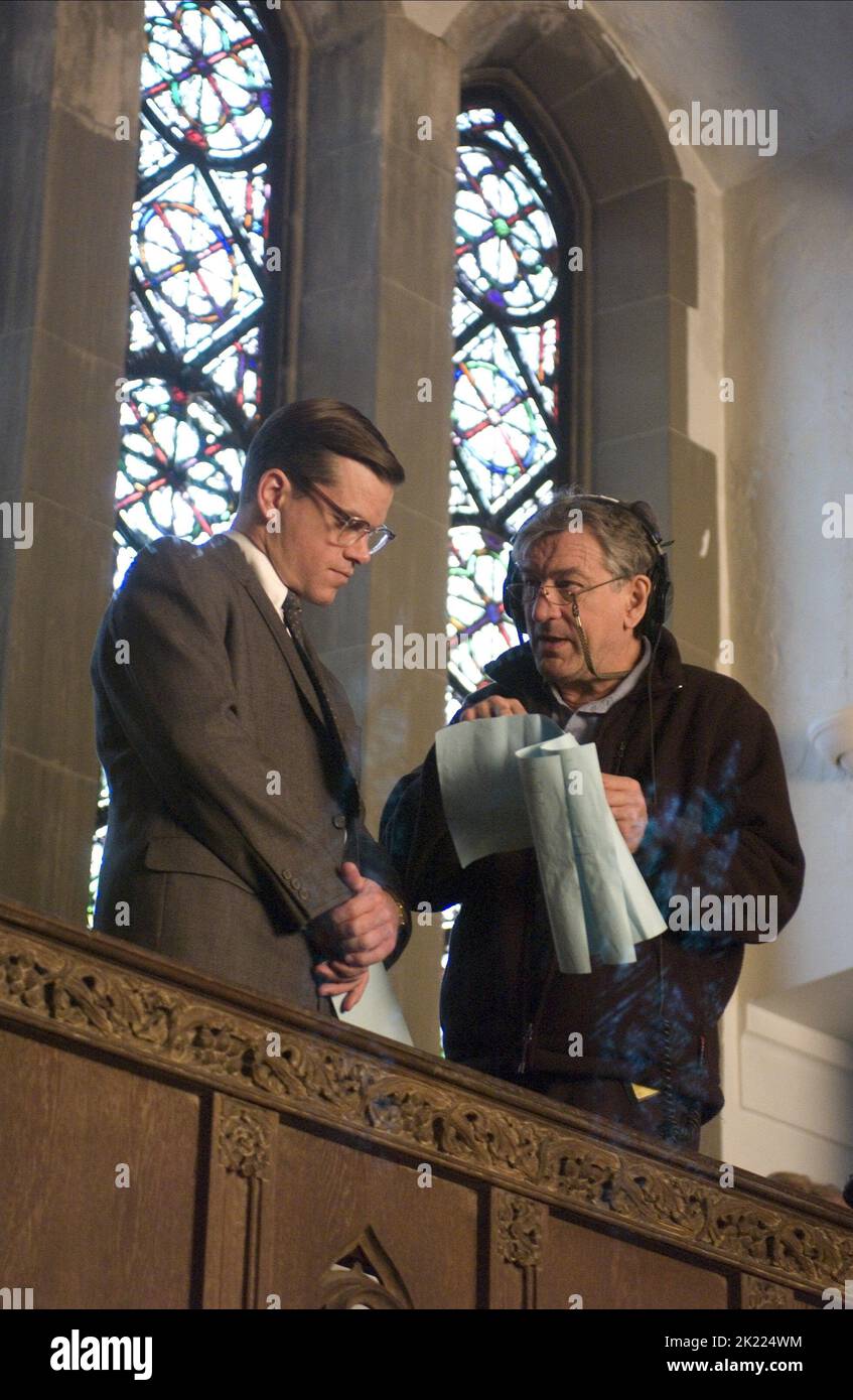 ROBERT DE NIRO, MATT DAMON, THE GOOD SHEPHERD, 2006 Stock Photo - Alamy