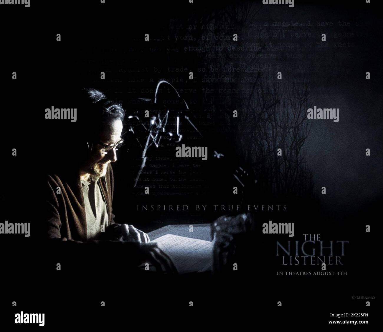 ROBIN WILLIAMS POSTER, THE NIGHT LISTENER, 2006 Stock Photo - Alamy