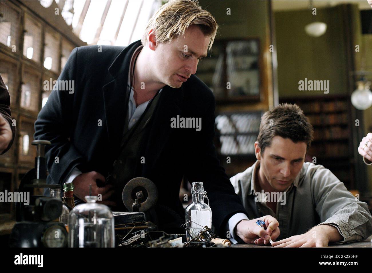 CHRISTOPHER NOLAN, CHRISTIAN BALE, THE PRESTIGE, 2006 Stock Photo - Alamy