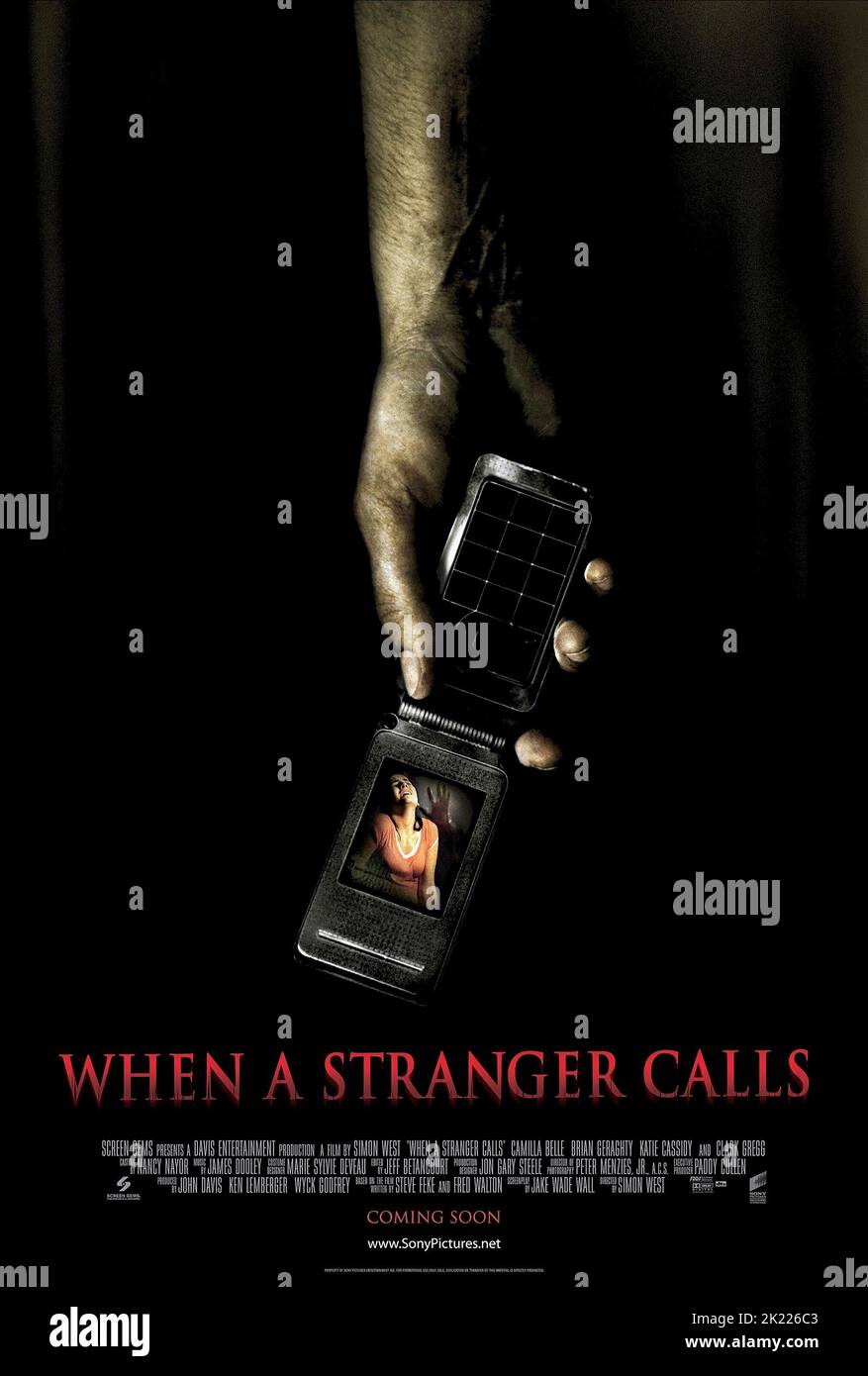 When a stranger calls poster hi-res stock photography and images - Alamy