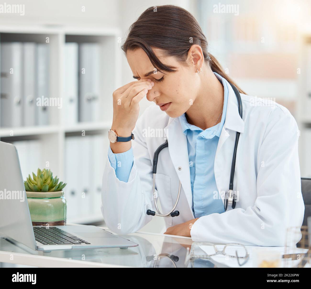 Frustrated Doctor Computer