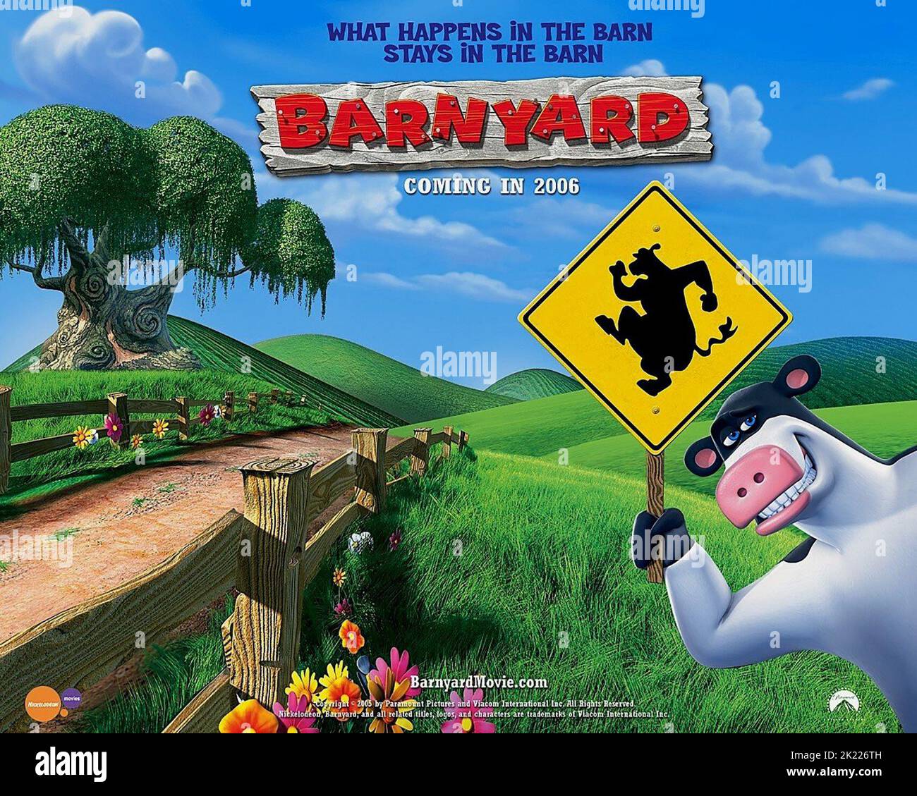 OTIS POSTER, BARNYARD, 2006 Stock Photo - Alamy