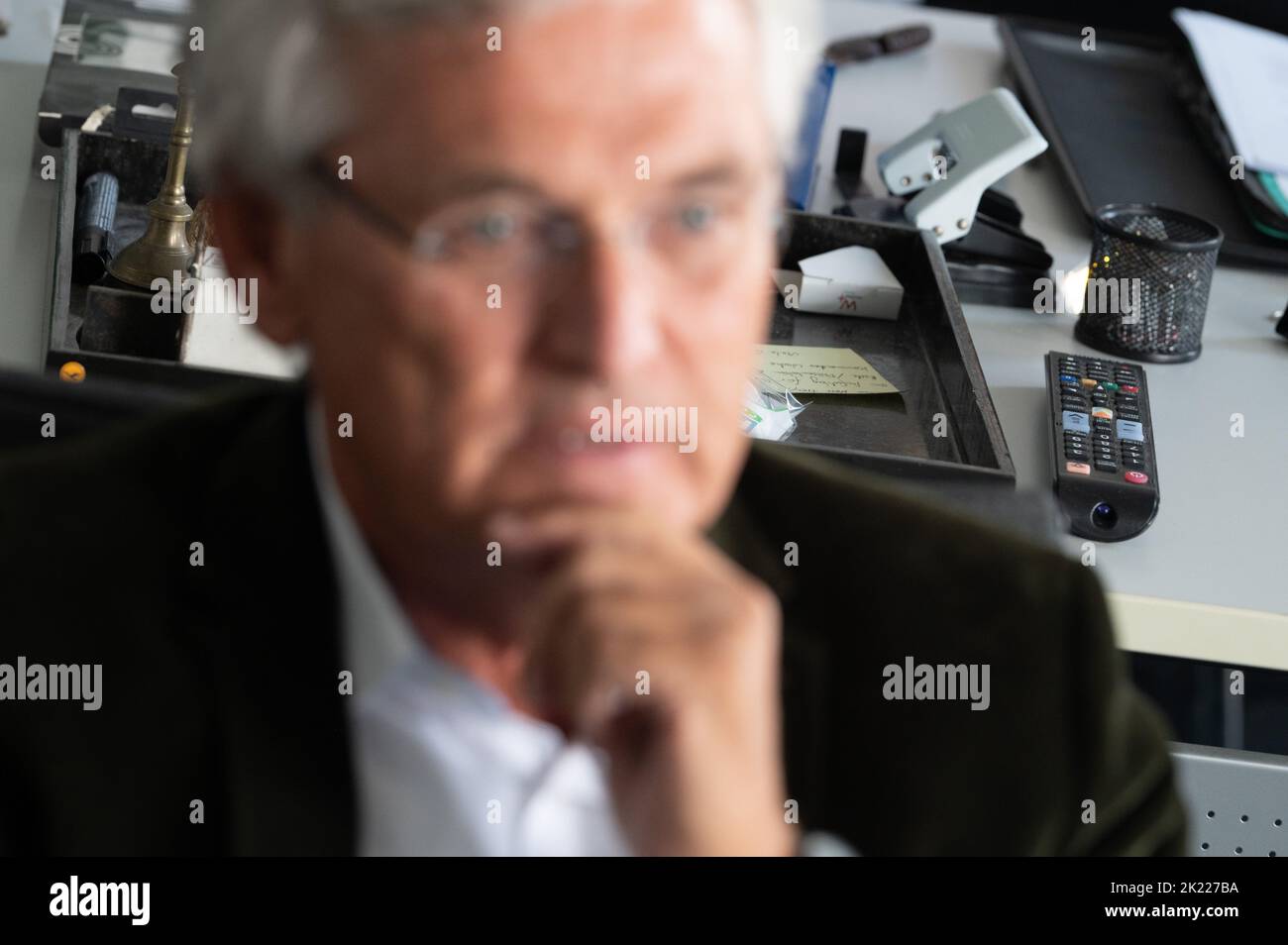 Mainz, Germany. 16th Sep, 2022. Peter Frey, editor-in-chief of ZDF ...