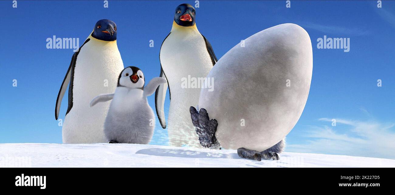 MAURICE,GLORIA,MEMPHIS,EGG, HAPPY FEET, 2006 Stock Photo - Alamy