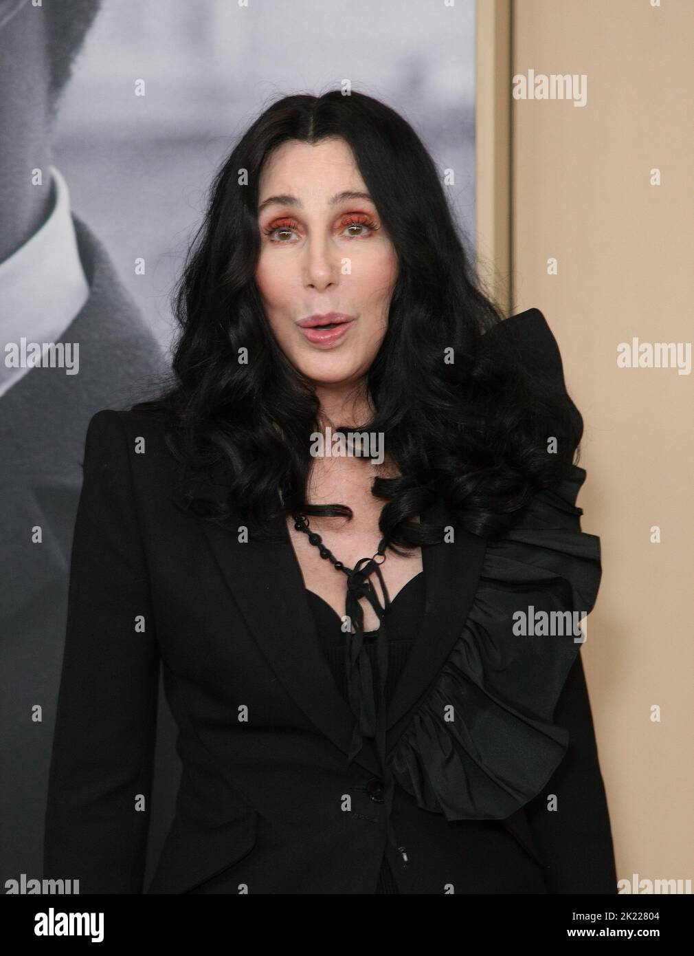 Cher attends the premiere of Apple TV +'s "Sidney" at the Academy ...