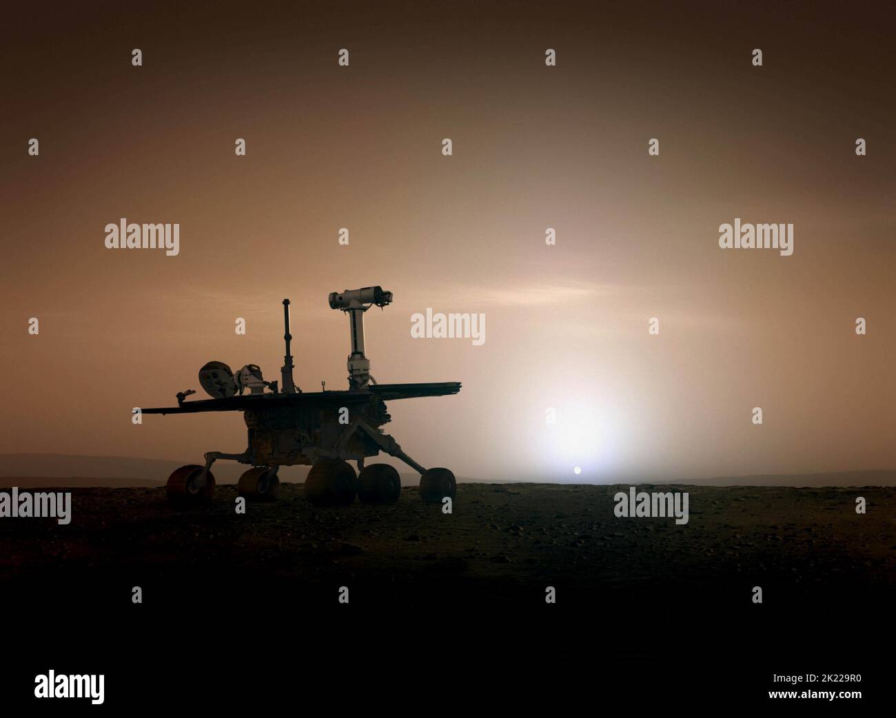 THE MARS ROVER, ROVING MARS, 2006 Stock Photo - Alamy