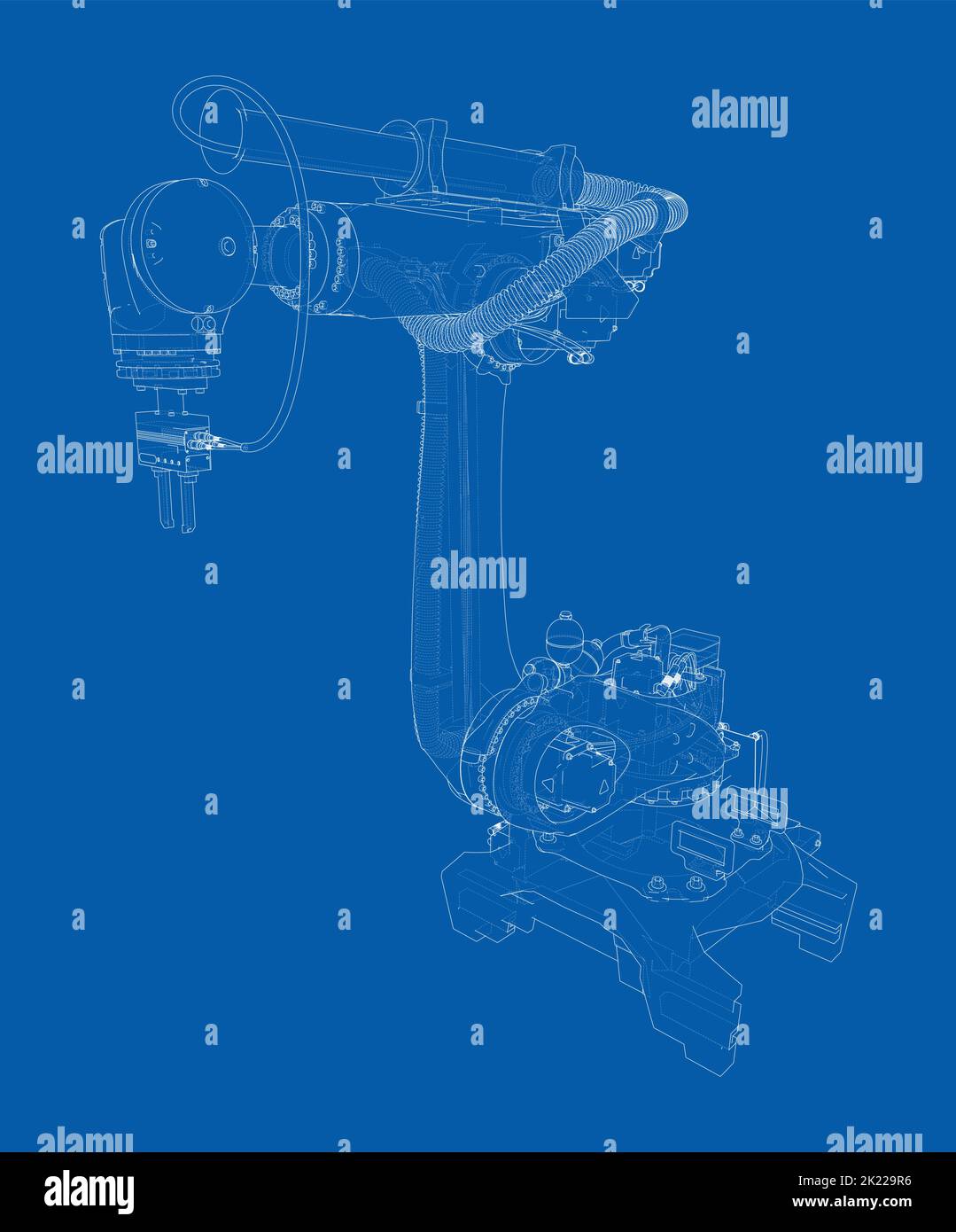 Robotics manipulator Stock Vector Images - Alamy