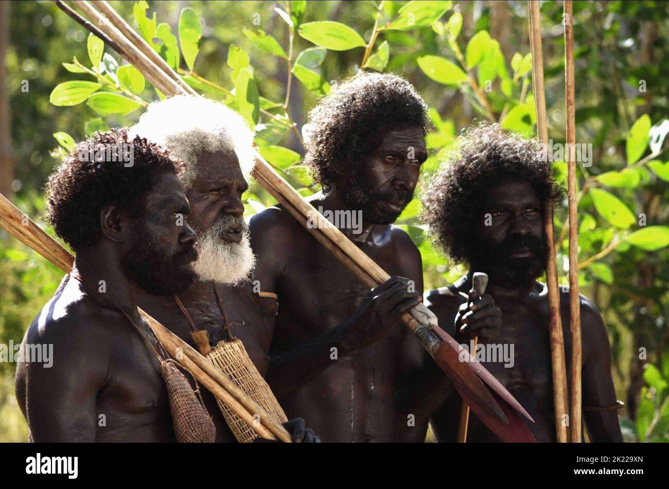 SCENE WITH RICHARD BIRRINBIRRIN, TEN CANOES, 2006 Stock Photo - Alamy
