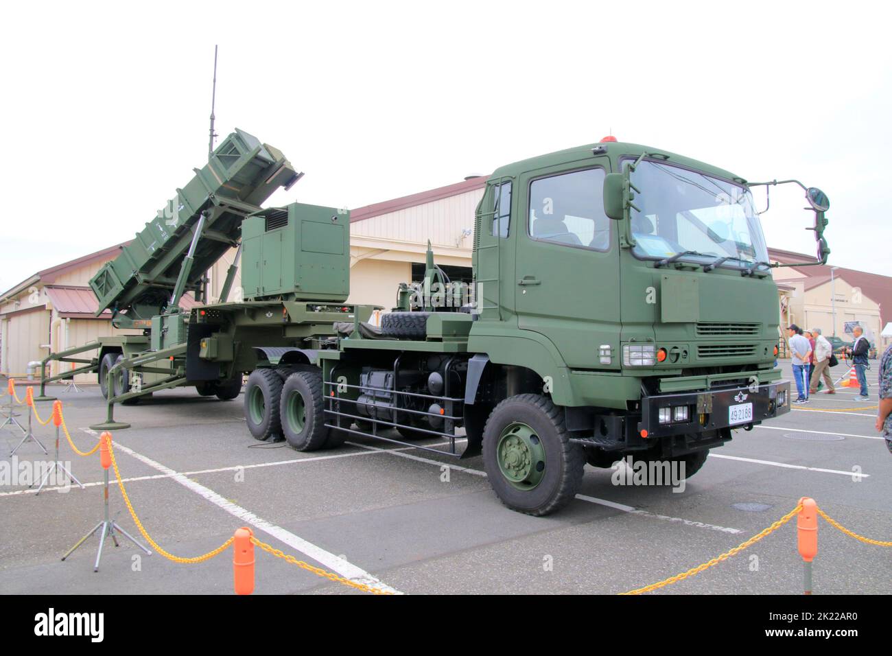 Japan Self Defense Force Patriot Missile launcher at Yokota Air Base ...