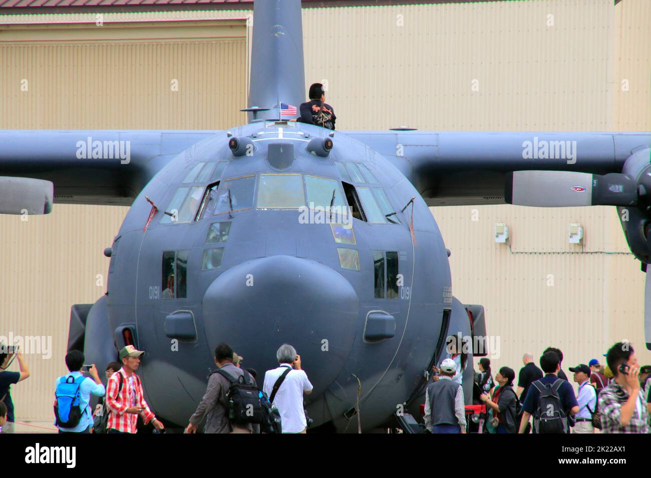 Lockheed Martin C-130J Super Hercules at Yokota Air Force Base Tokyo ...