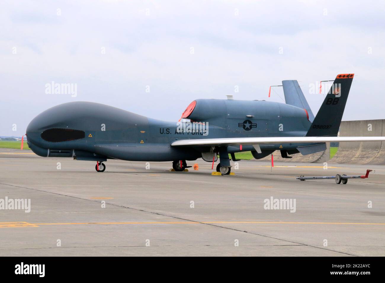 Northrop Grumman RQ-4 Global Hawk at Yokota Air base Tokyo Stock Photo ...
