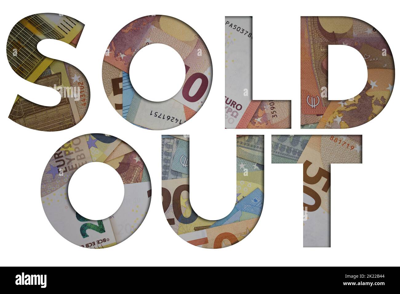 Sold out Cut Out Stock Images & Pictures - Alamy