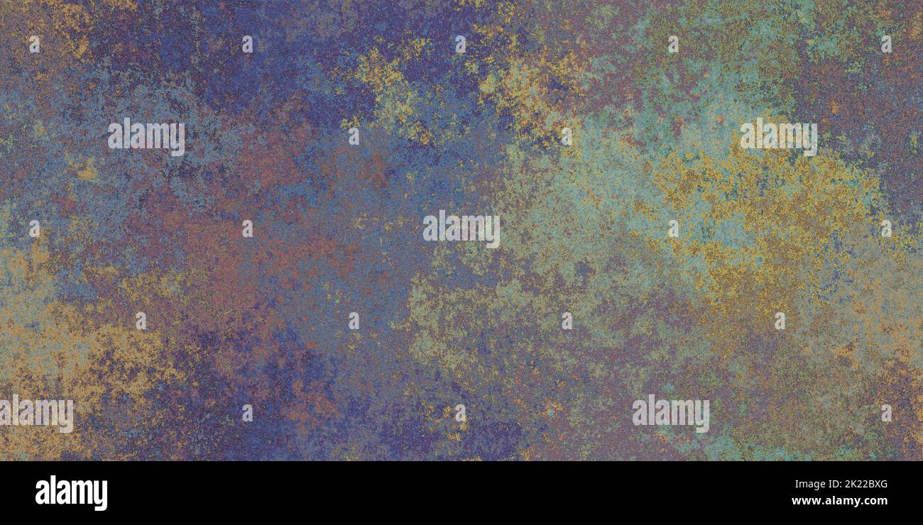 Seamless rusted copper metal patina texture background. Vintage bronze ...